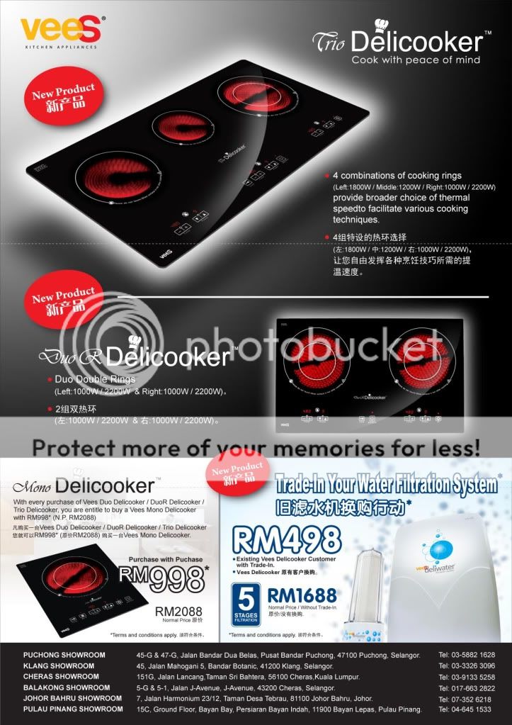 【WTS】VEES Delicooker "Touch&Scroll",Hood,Deliwater